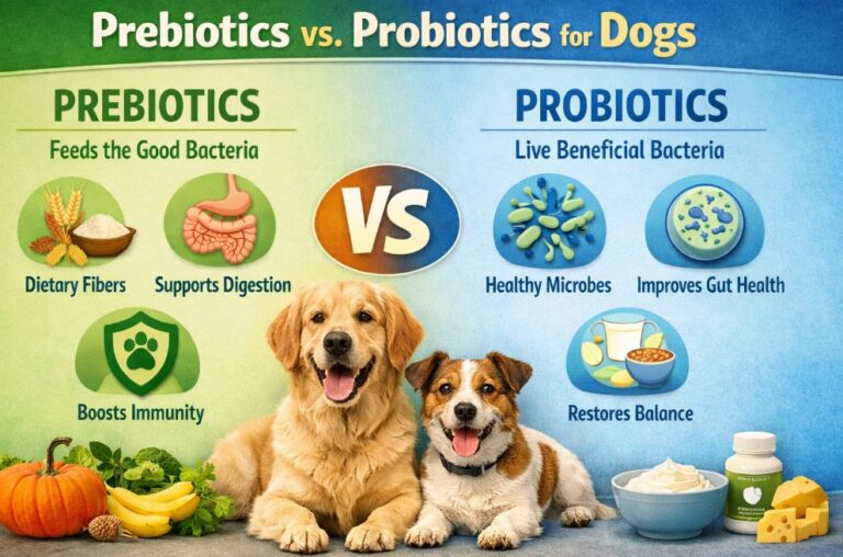 Prebiotics vs. Probiotics for Dogs: What’s the Difference and Which ...